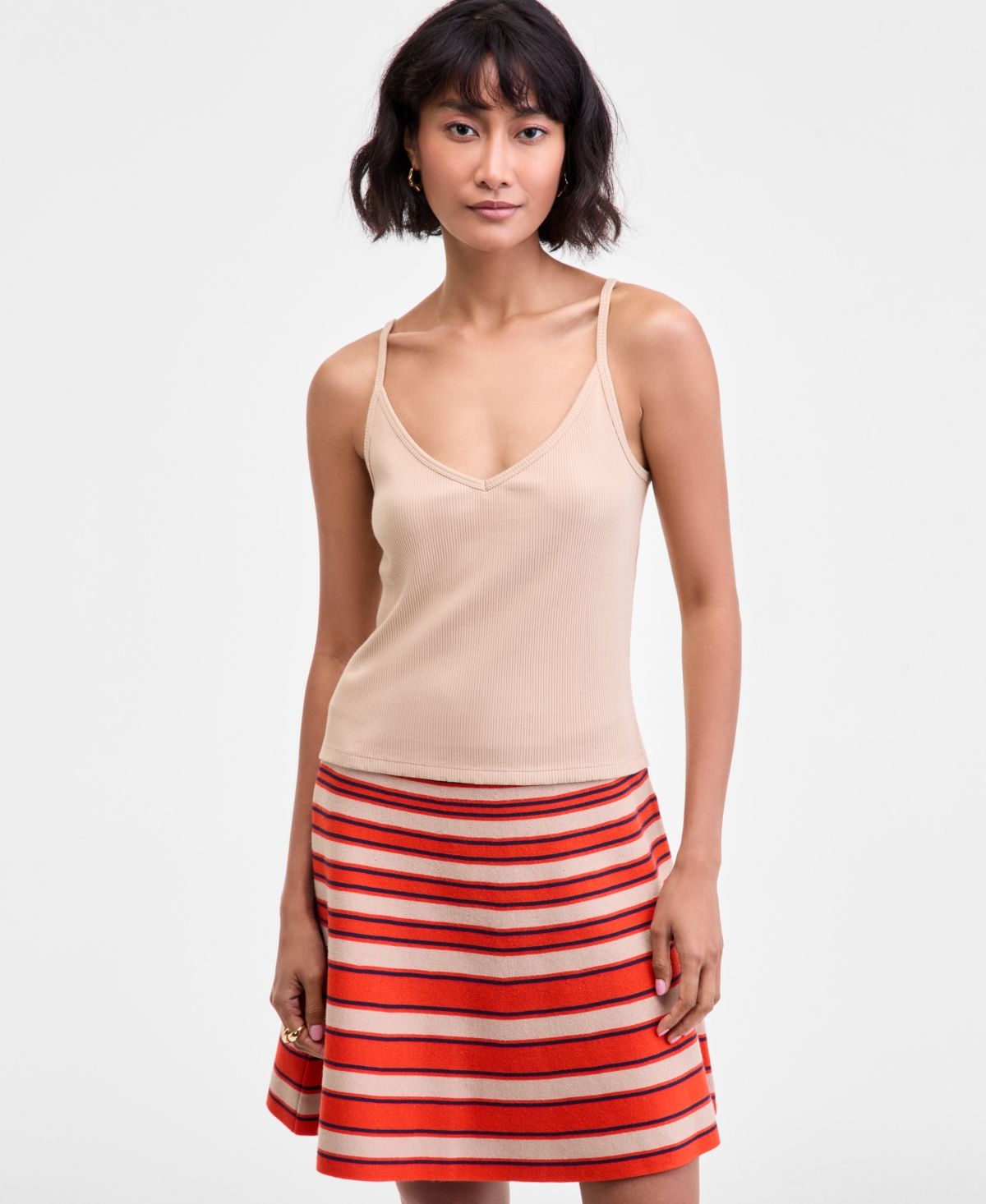 Click here for On 34th Womens Striped V-Neck Tank  Macys Exclusiv... prices
