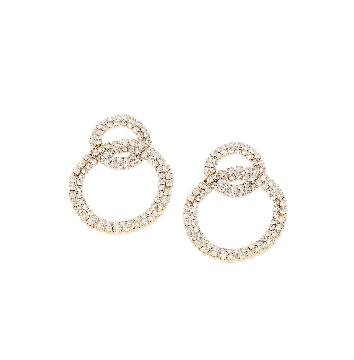 Click here for Sohi Womens Green Bling Drop Earrings - Silver prices