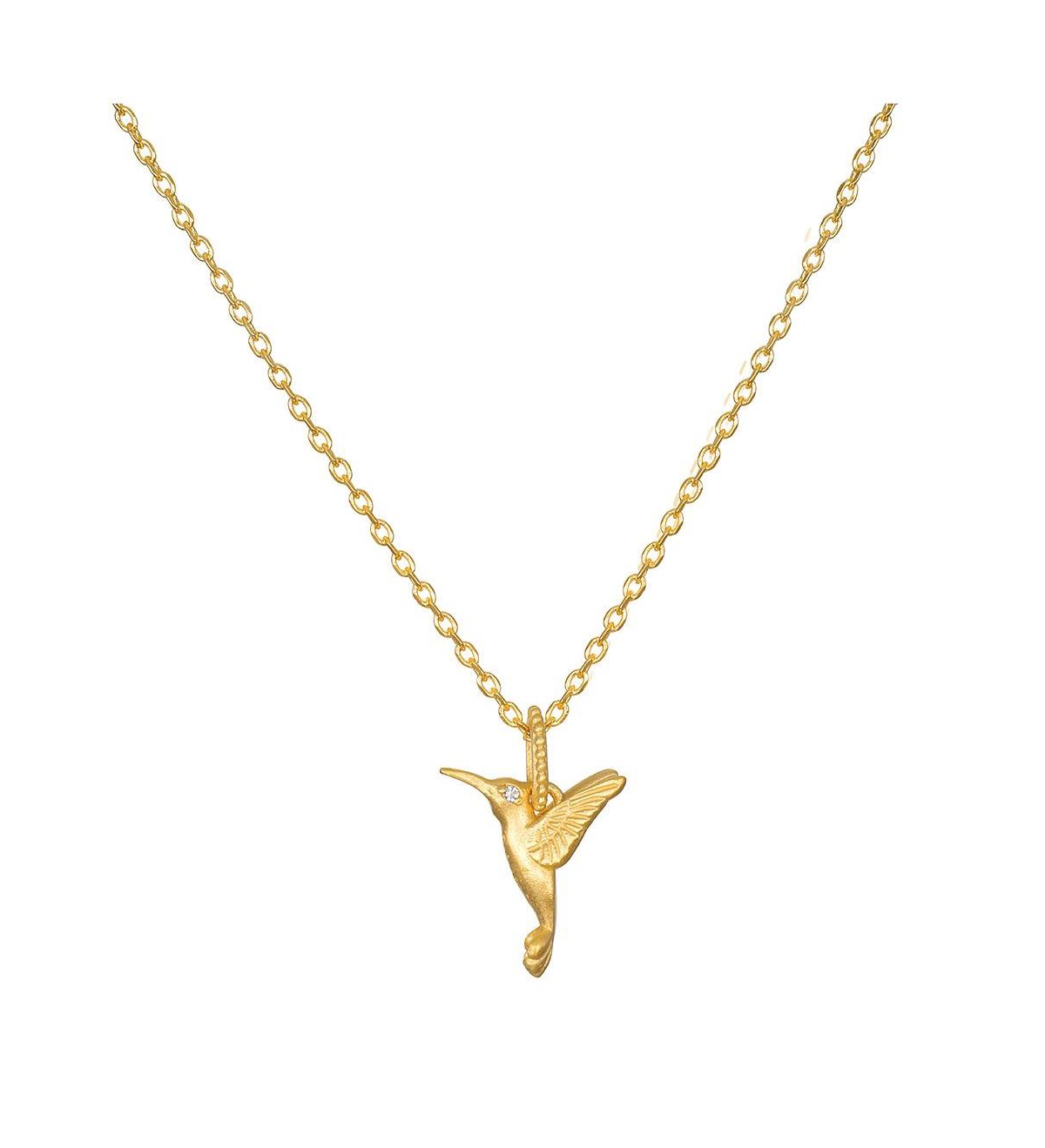 Click here for Satya Jewelry Loving Devotion Hummingbird Necklace prices