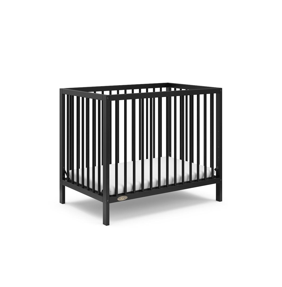 Click here for Graco Teddi 4-in-1 Convertible Mini Crib - Black -... prices