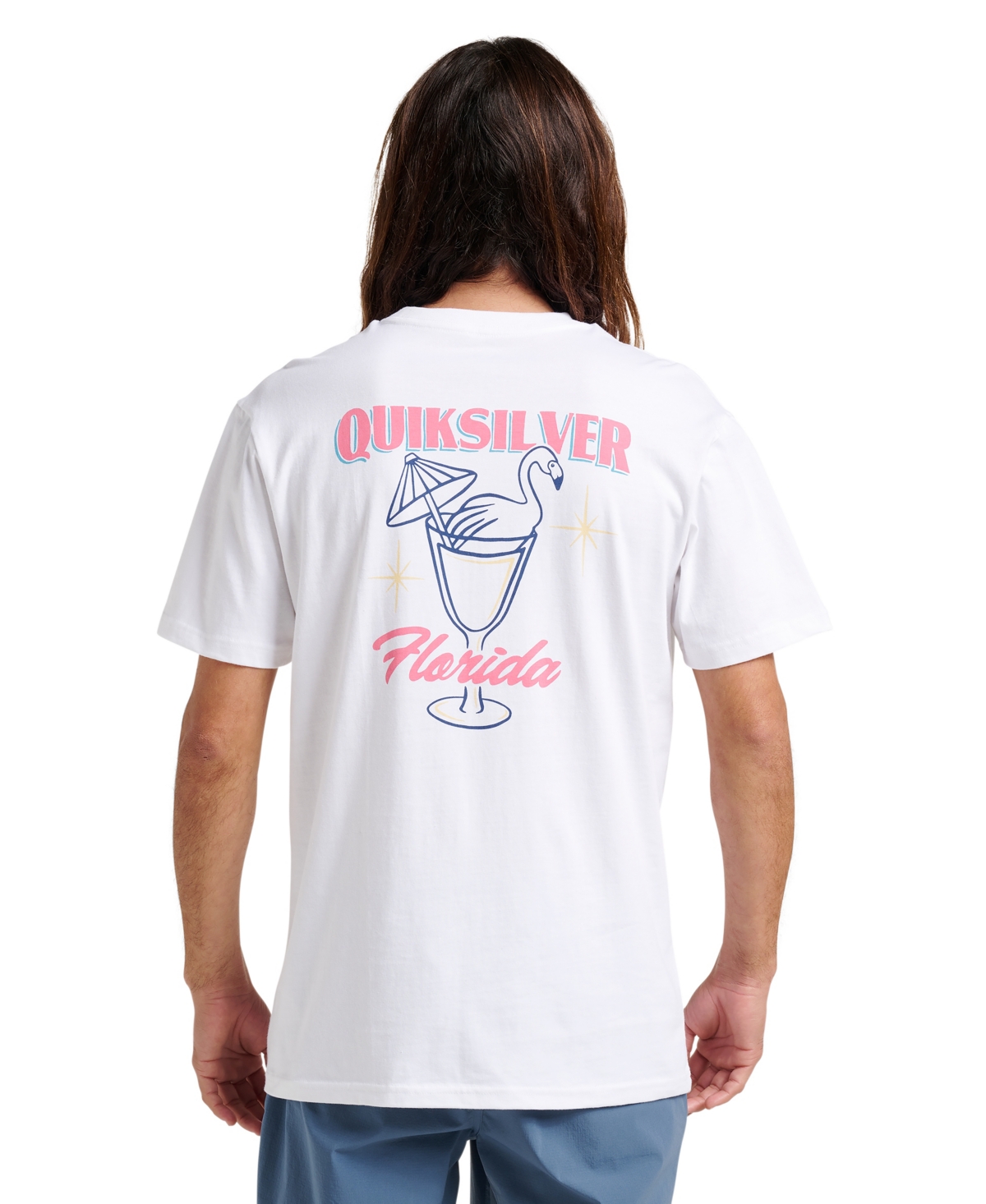 Click here for Quiksilver Mens Florida Time T-Shirt - White prices