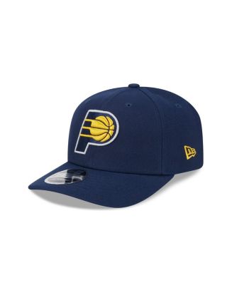 New Era Men's Navy Indiana Pacers Core Logo 9SEVENTY Stretch-Snap Hat ...