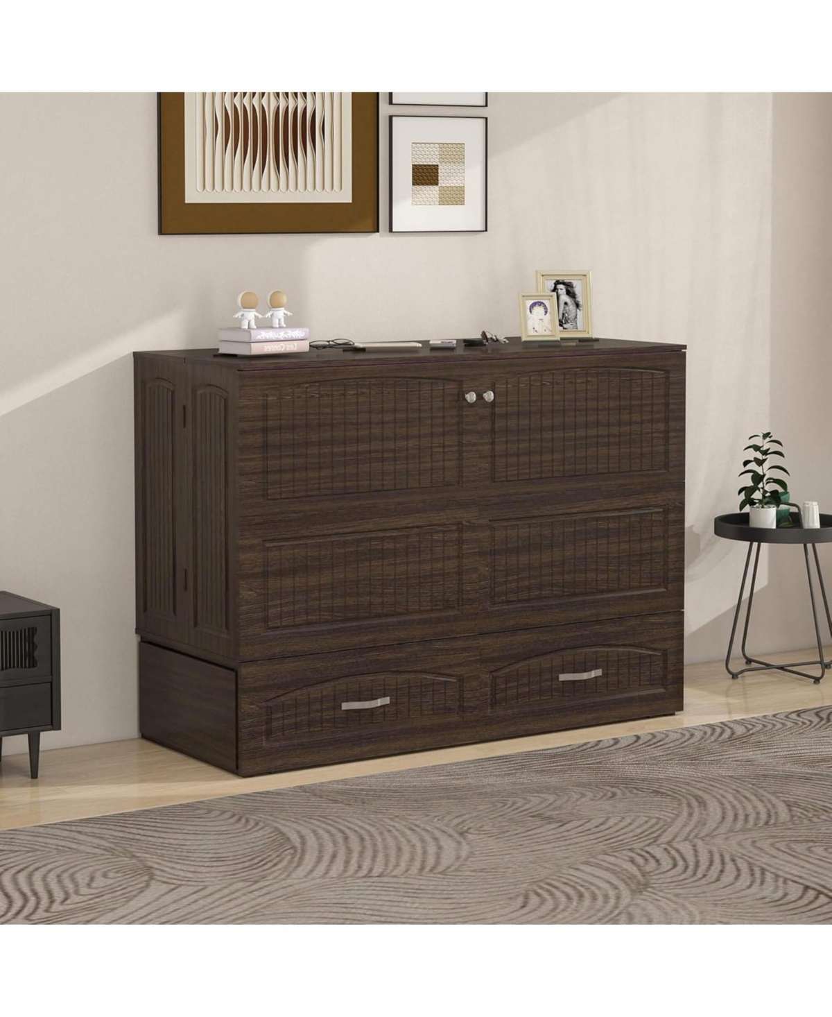 Click here for livelylodge Queen Murphy Bed Cabinet with Charging... prices