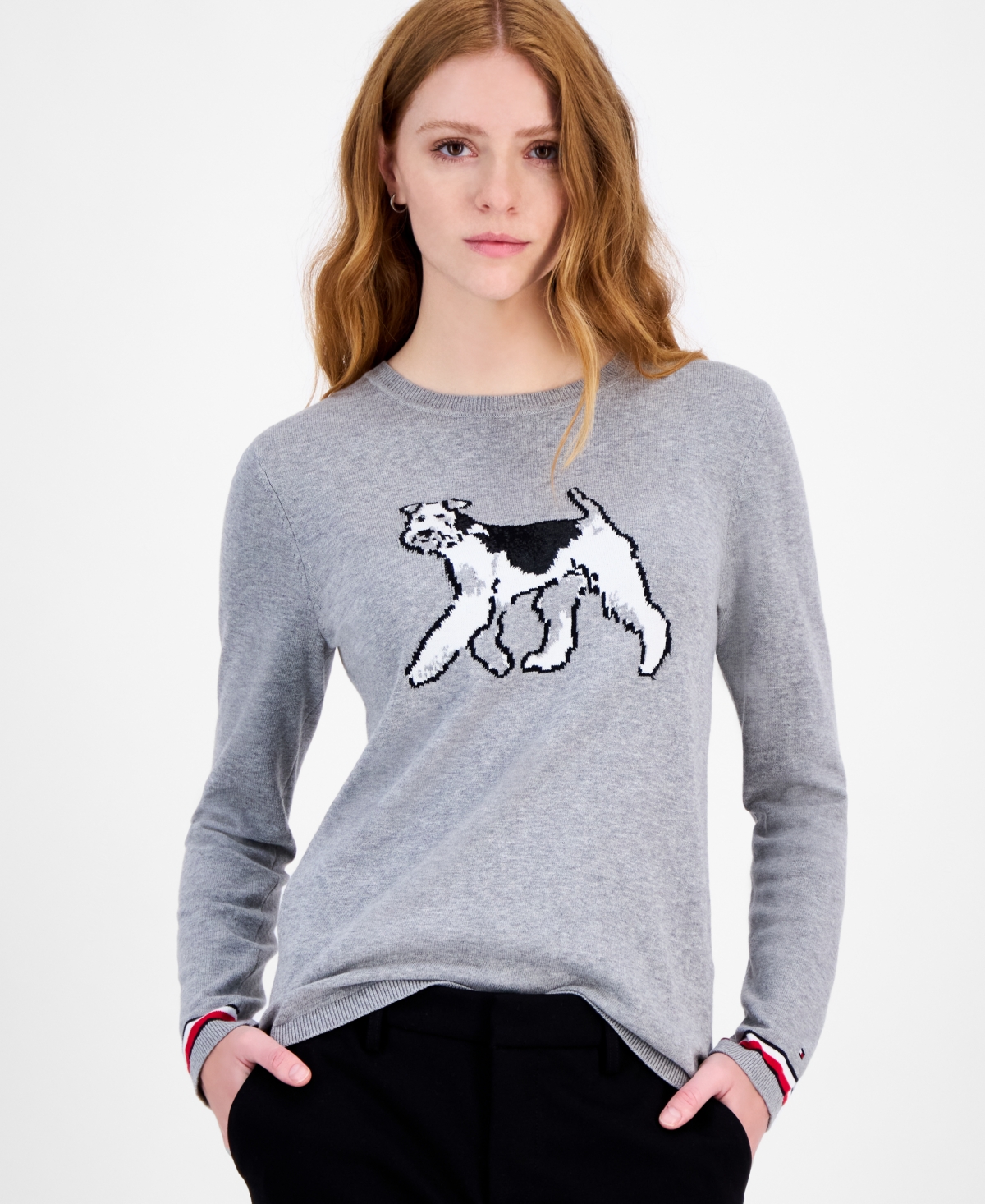 Click here for Tommy Hilfiger Womens Cotton Terrier Crewneck Swea... prices