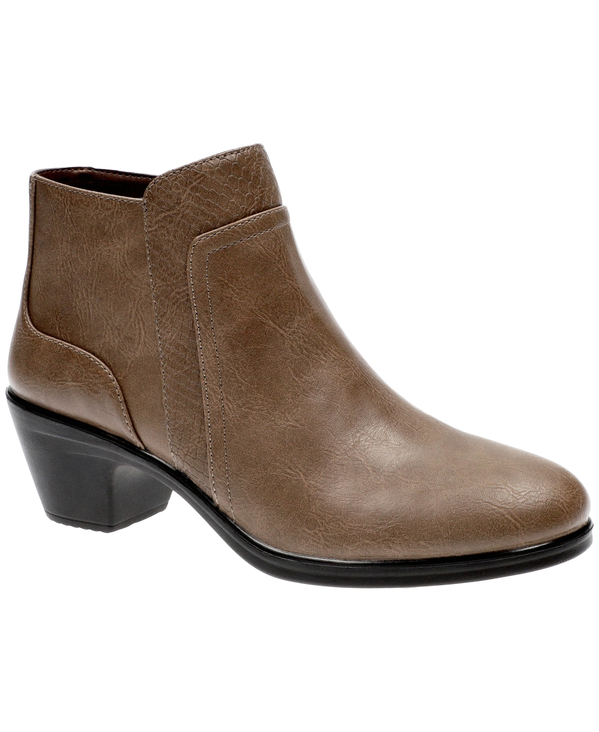 Click here for Easy Street Womens Langley Zipper Ankle Boots - Ta... prices