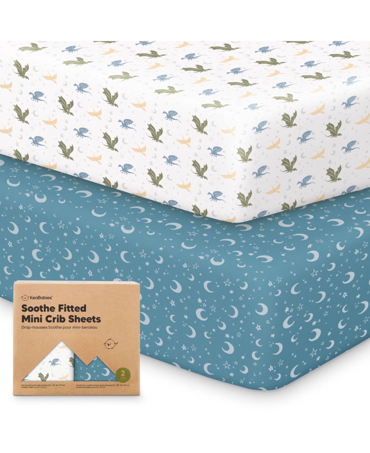 Click here for KeaBabies Mini Crib Sheets for Baby Girls  Boys  2... prices