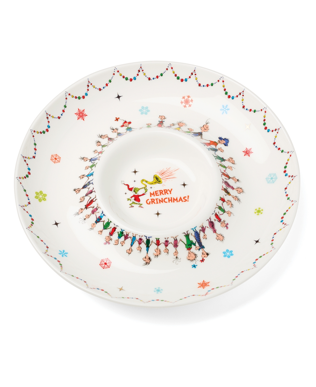 Click here for Lenox Merry Grinchmas Chip & Dip - Green prices