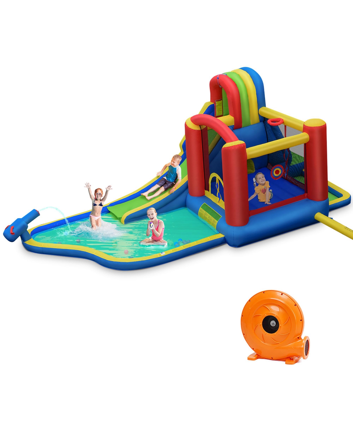 Click here for Inflatable Kid Bounce House Slide Climbing Splash... prices