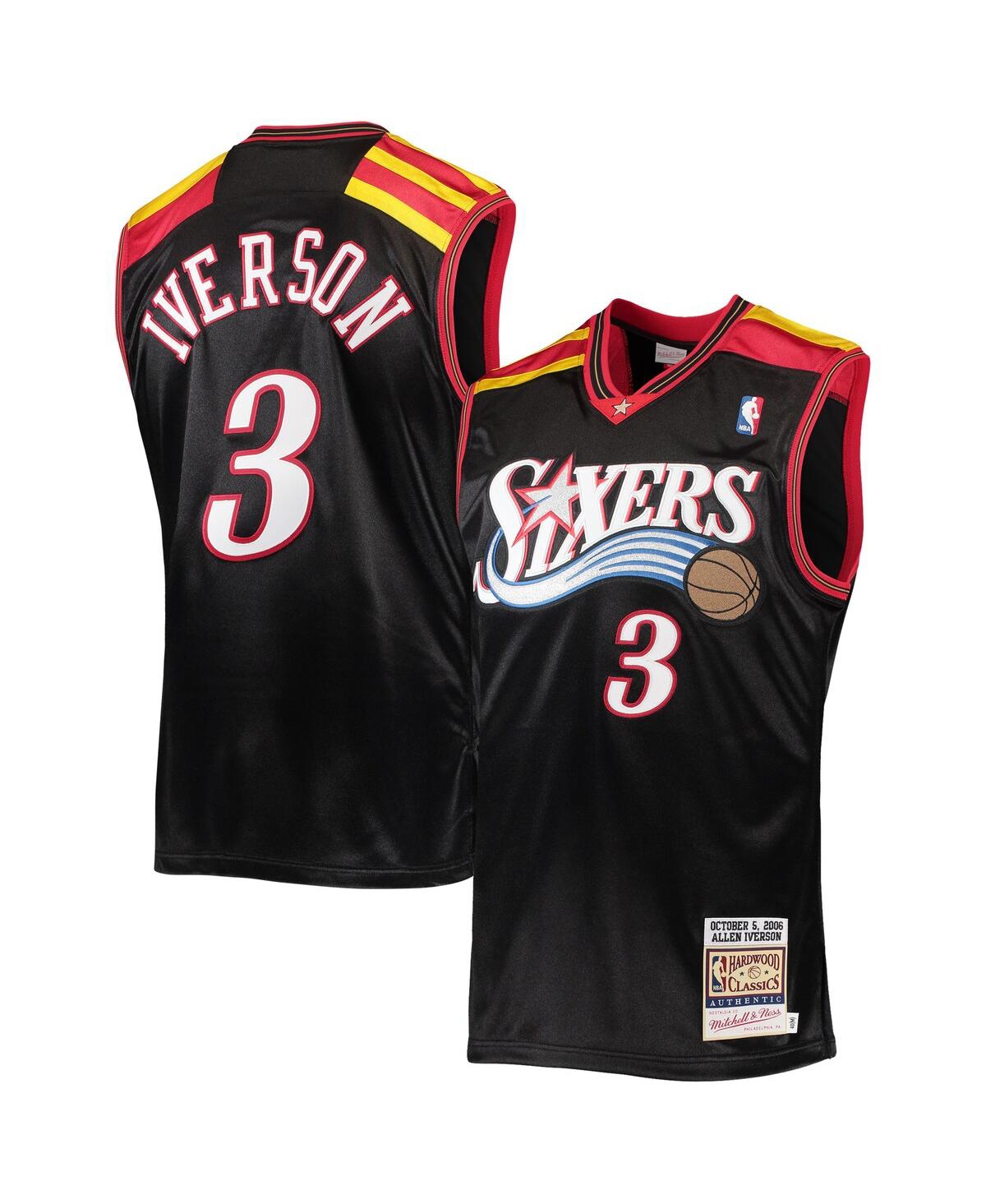 Click here for Mitchell & Ness Mens Allen Iverson Black Philadelp... prices