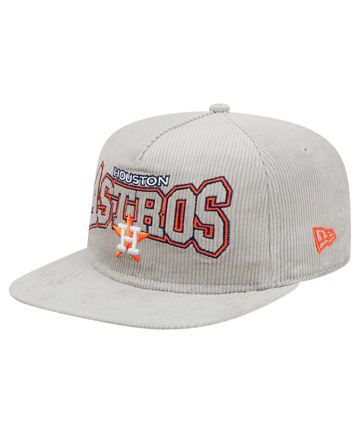 Click here for New Era Mens Gray Houston Astros Corduroy Golfer S... prices