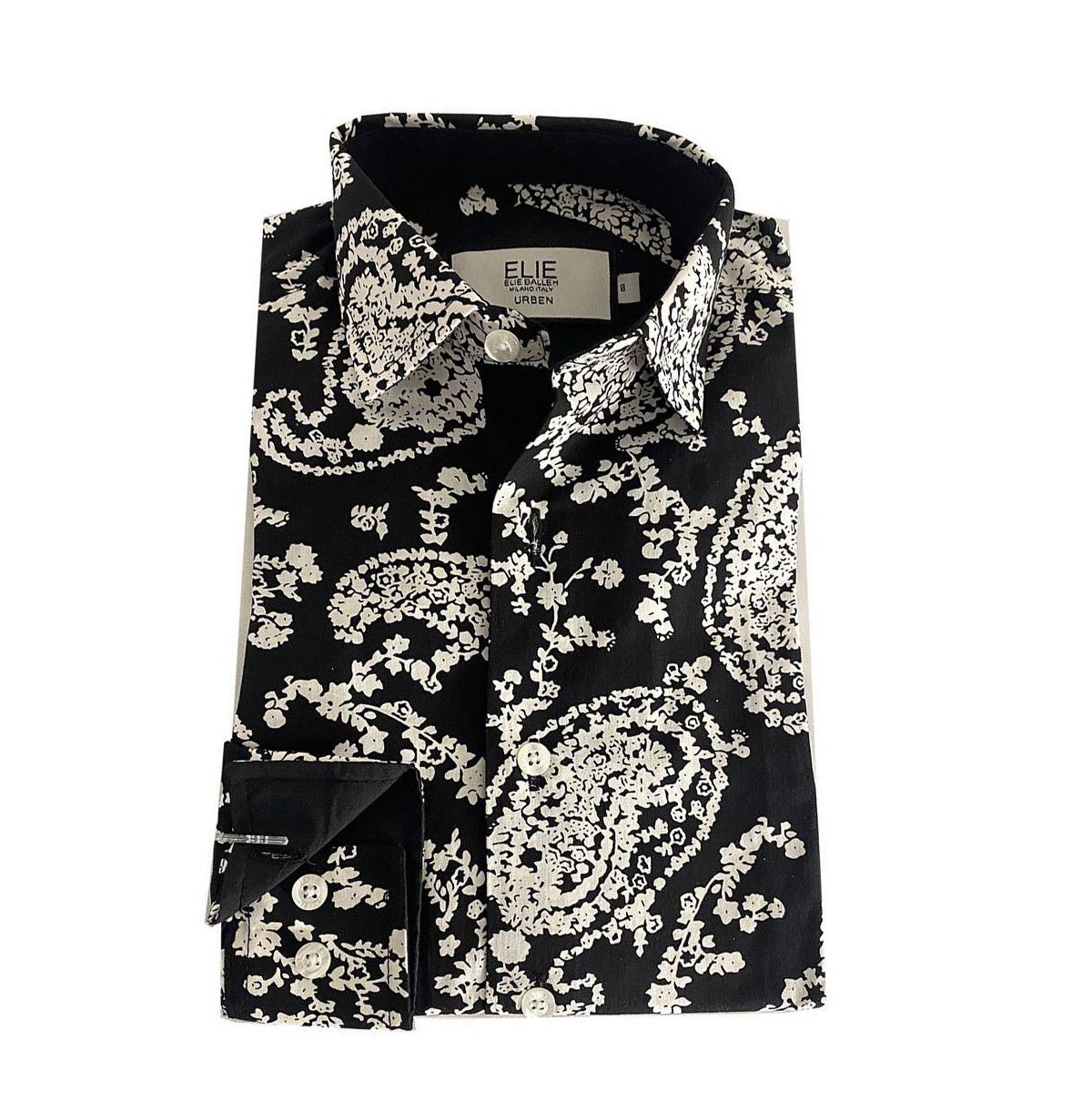 Click here for Elie Balleh Little Boys Black Paisley Button Down... prices