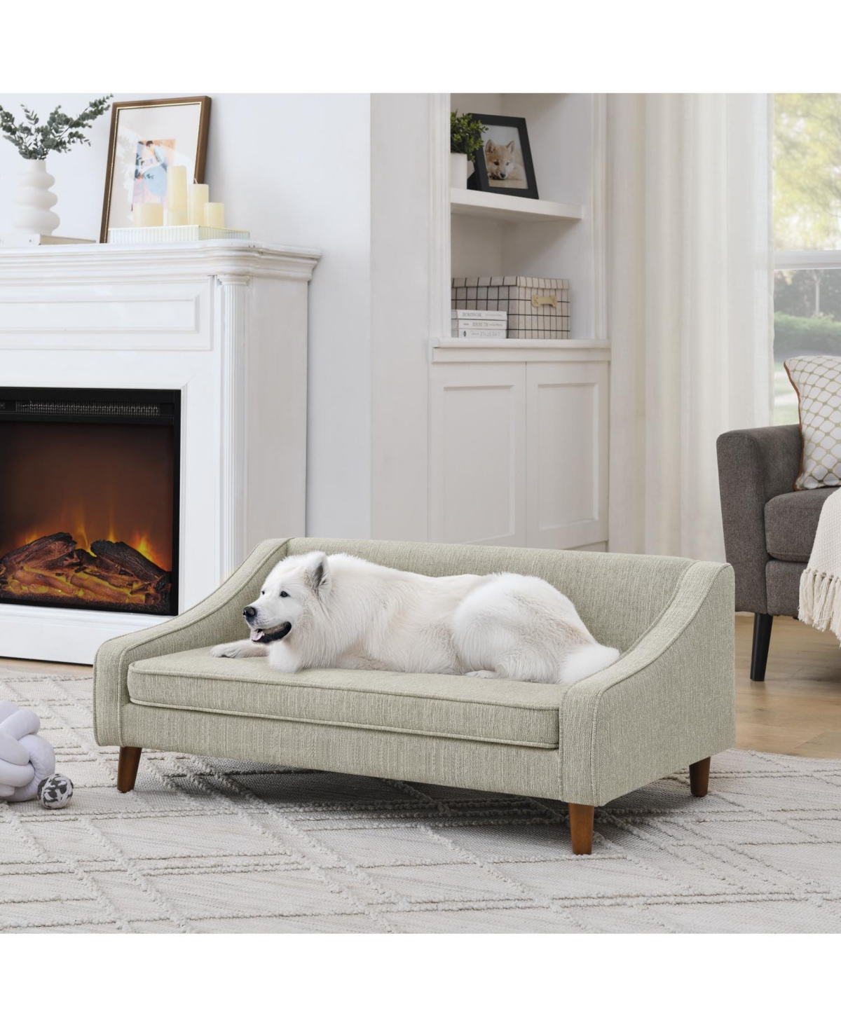 Click here for Streamdale Furniture Elevated Dog Sofa Bed - Beige... prices
