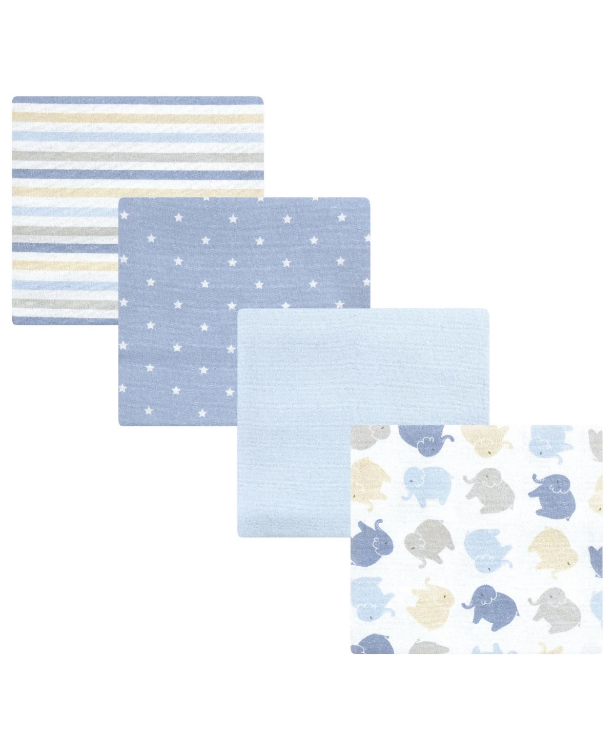 Click here for Hudson Baby Boys 4-Piece Cozy Cotton Receiving Bla... prices