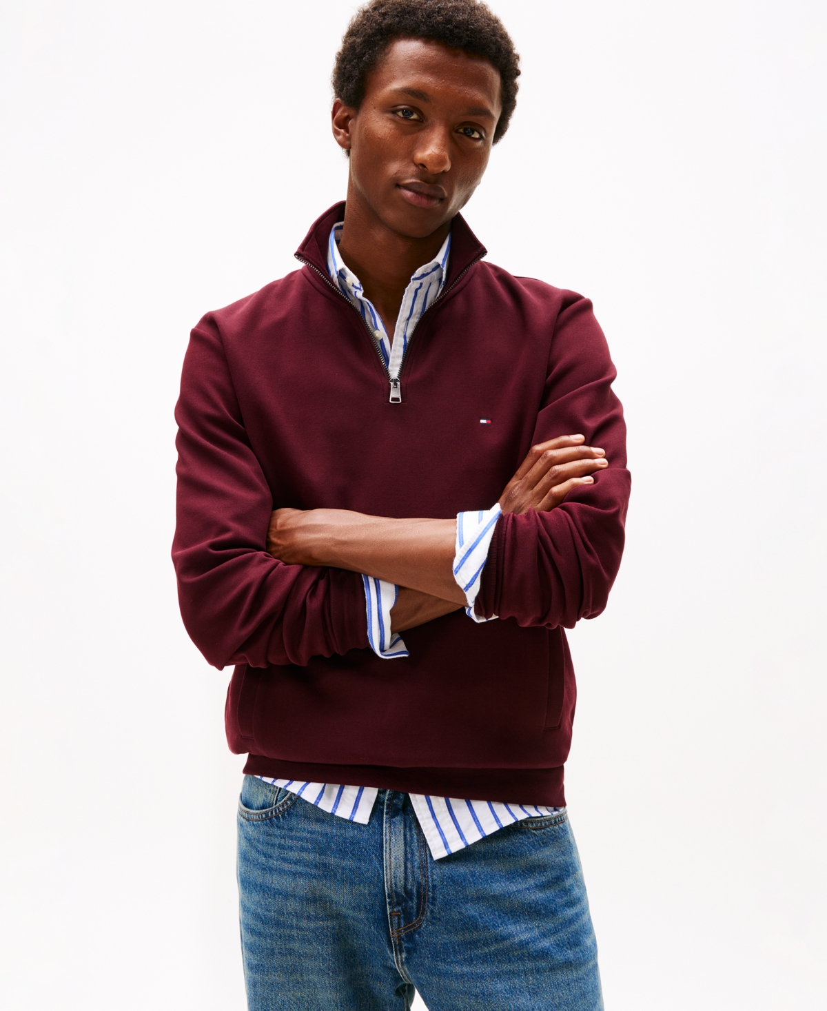 Click here for Tommy Hilfiger Mens Essential Intechno Knit Regula... prices