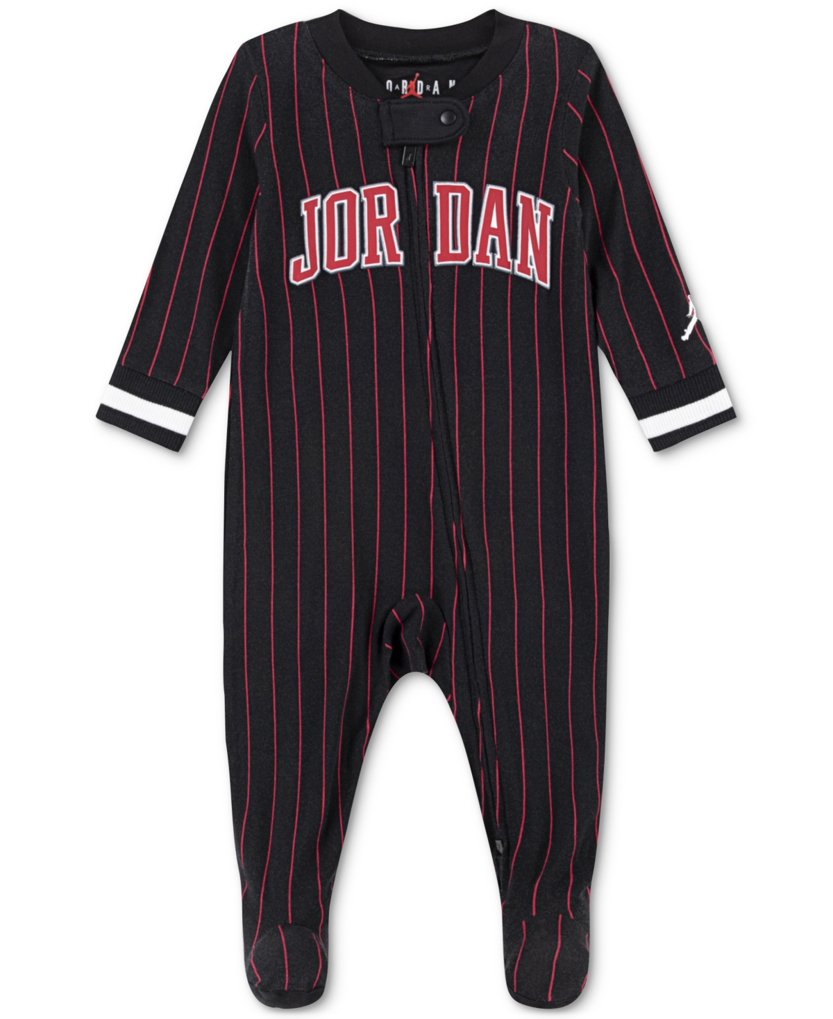 Click here for Jordan Baby Mj 23 Jersey Footed Coverall - Black prices