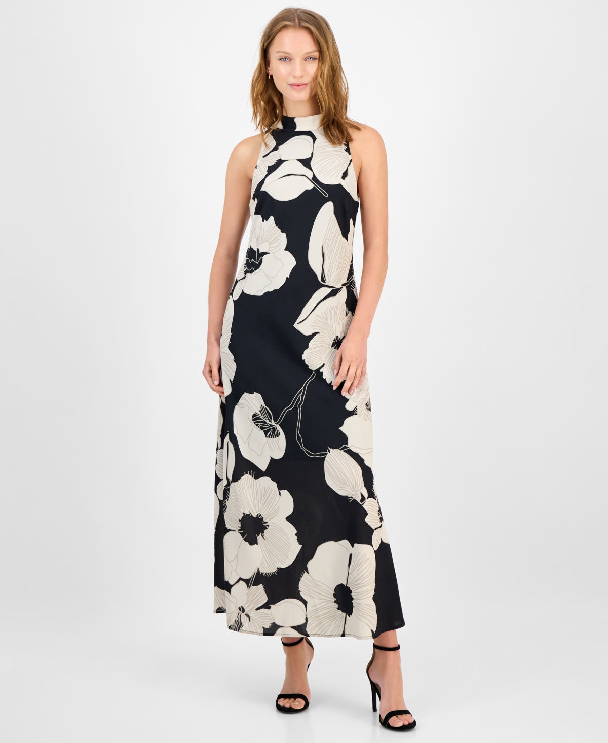 Click here for Sam Edelman Womens Oversized Floral A-Line Dress -... prices