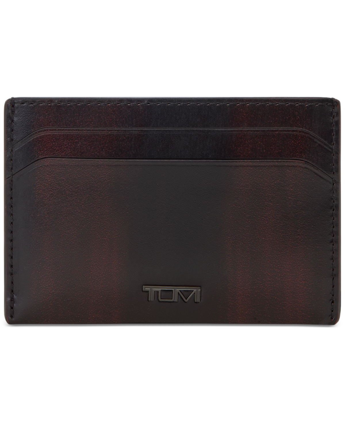 Click here for Tumi Mens Slim Logo Card Case - Dark Brown prices