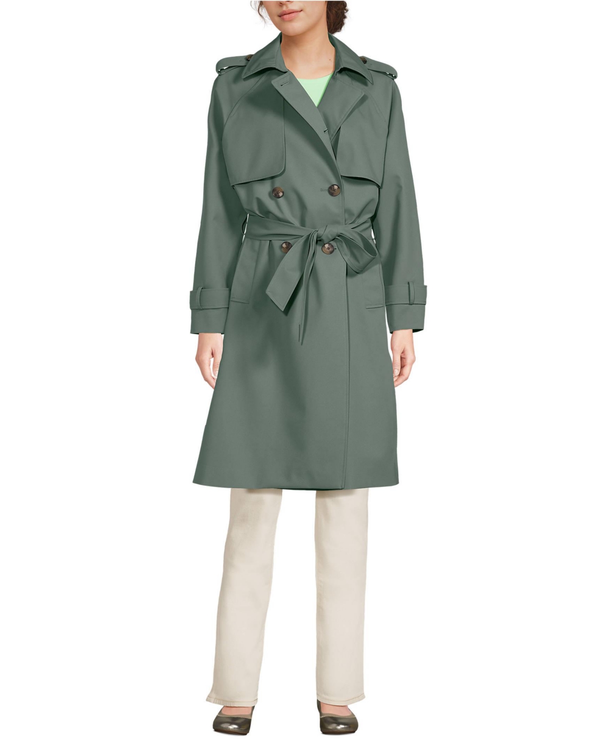Click here for Lands End Womens Squall Waterproof Modern Trench R... prices