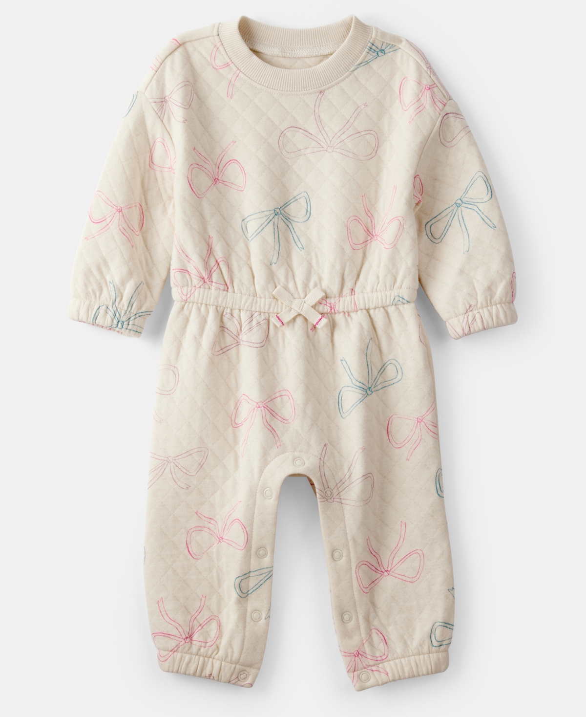 Click here for Carters Baby Girls Bow-Print Long-Sleeve Quilted J... prices
