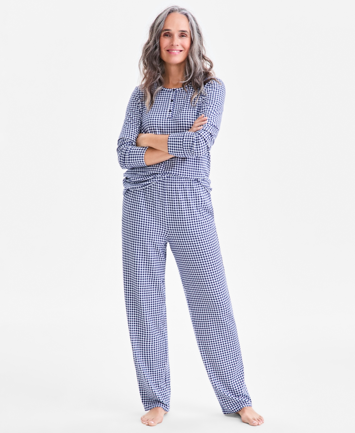 Click here for Charter Club Womens 2-Pc. Printed Long-Sleeve Pack... prices