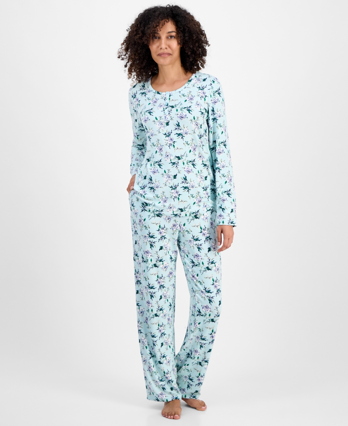 Click here for Charter Club Womens 2-Pc. Printed Long-Sleeve Pack... prices