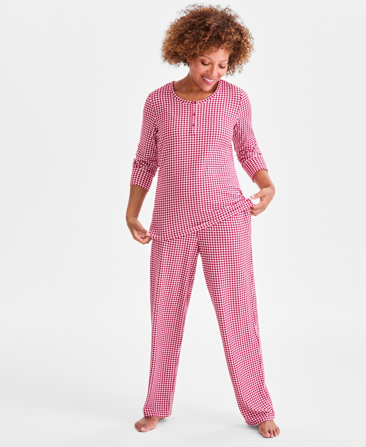 Click here for Charter Club Womens 2-Pc. Printed Long-Sleeve Pack... prices