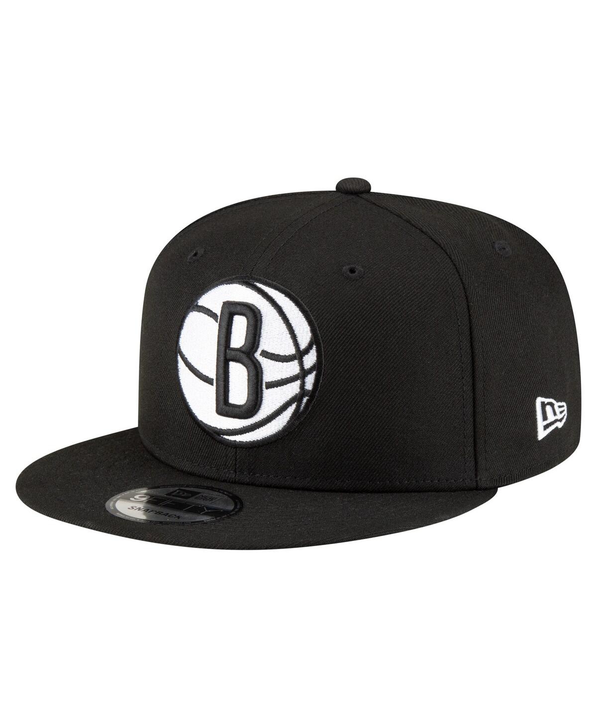 Click here for New Era Mens Black Brooklyn Nets 9FIFTY Snapback H... prices