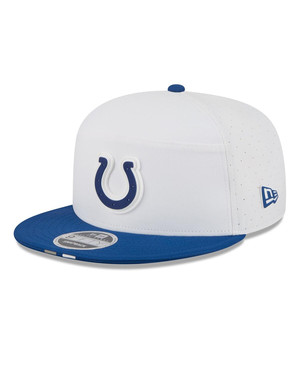 Click here for New Era Mens White/Royal Indianapolis Colts 2025 N... prices