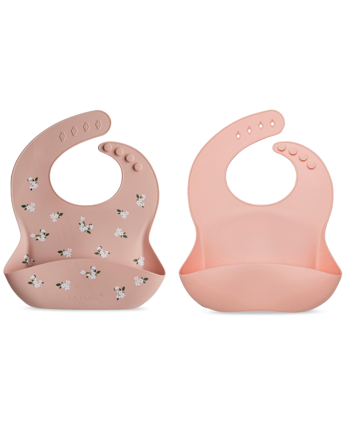 Click here for Loulou Lollipop Baby Flower-Print Bibs  2 Pack - W... prices