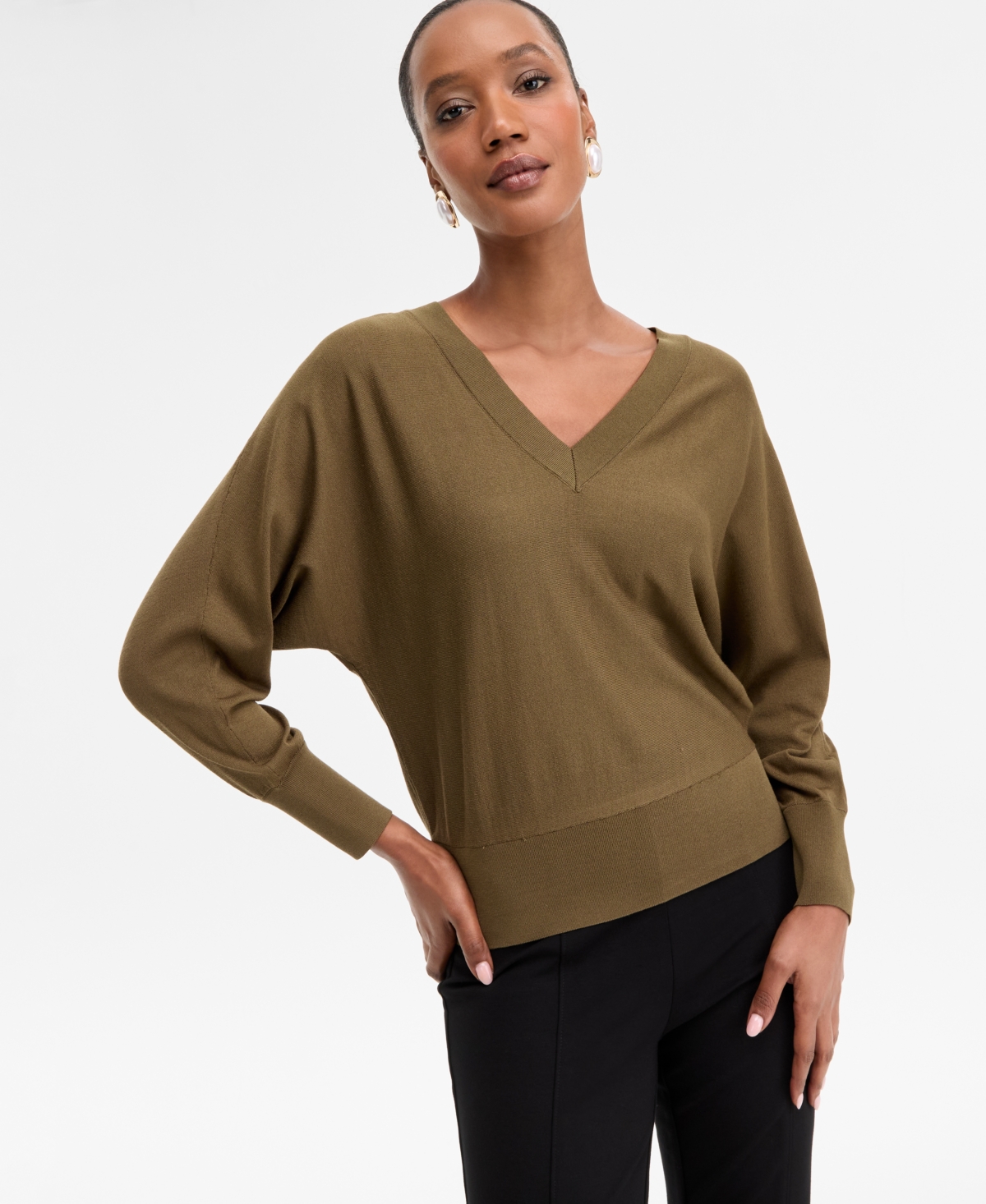 Click here for I.n.c. International Concepts Womens V-Neck Sweate... prices