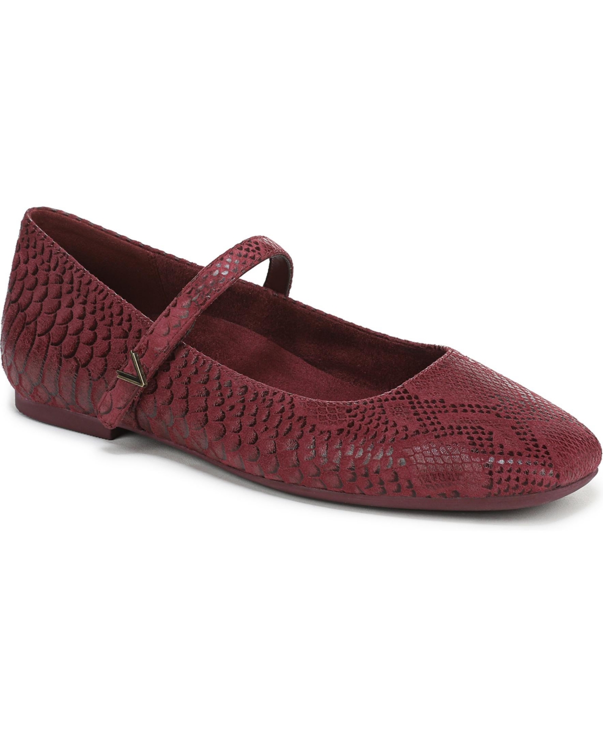 Click here for Vionic Womens Alameda Mary Jane Flats - Cherry jub... prices