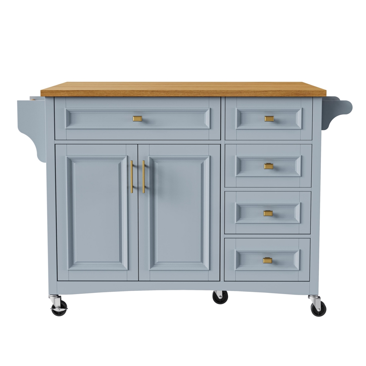Click here for Casainc 52" Rolling Kitchen Island with Drop... prices