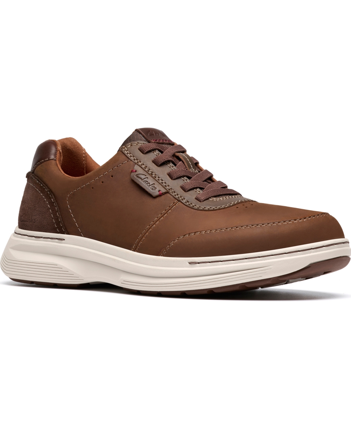 Click here for Clarks Mens Craftwell Lace Casual Sneakers - Beesw... prices