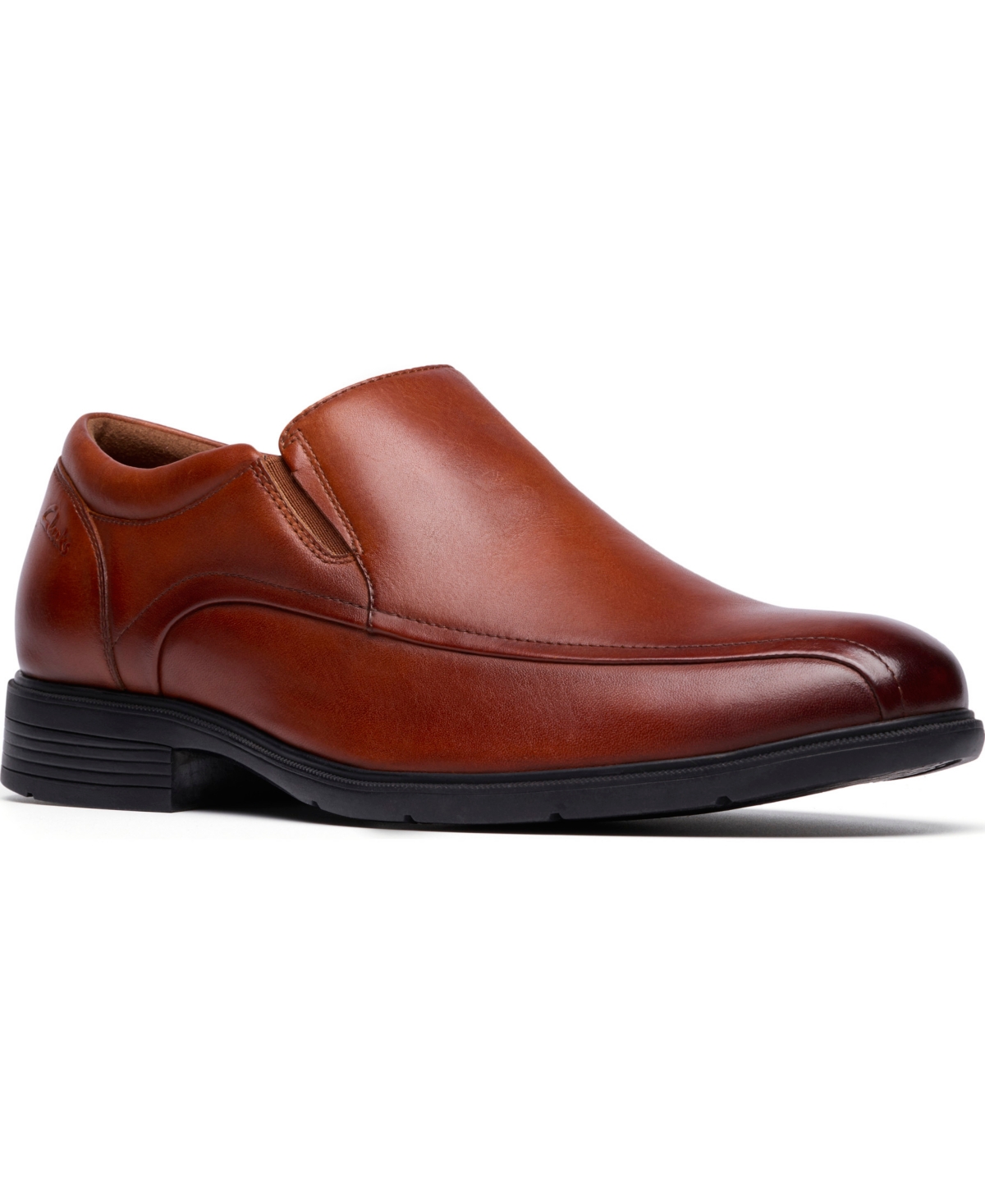 Click here for Clarks Mens Steadwell Step Dress Shoe - Dark tan l... prices