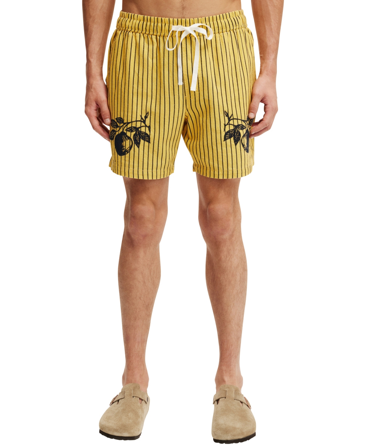 Click here for Cotton On Mens Easy Short - yellow stripe prices