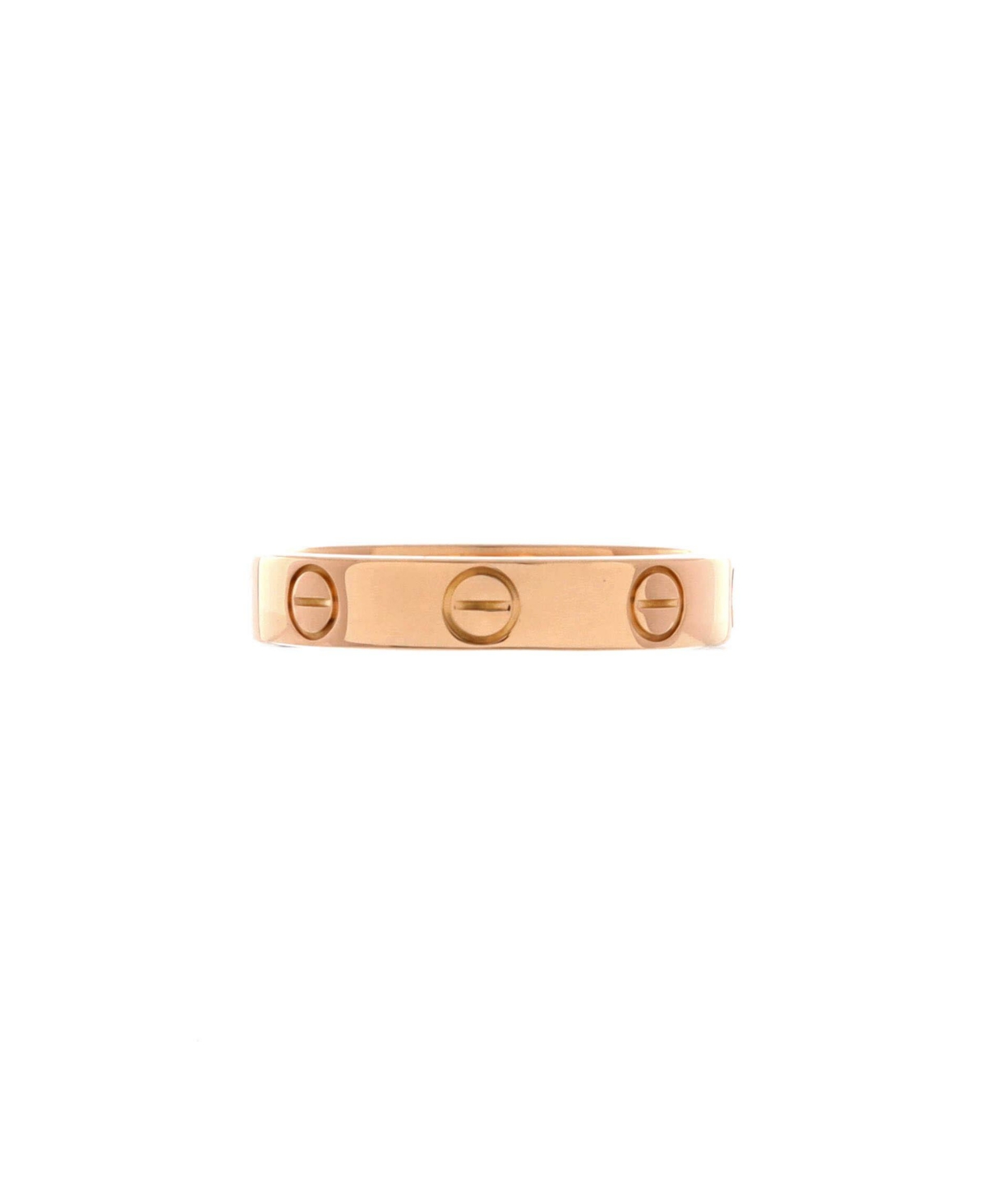Click here for Pre-Owned Cartier Love Wedding Band Ring - 18k ros... prices