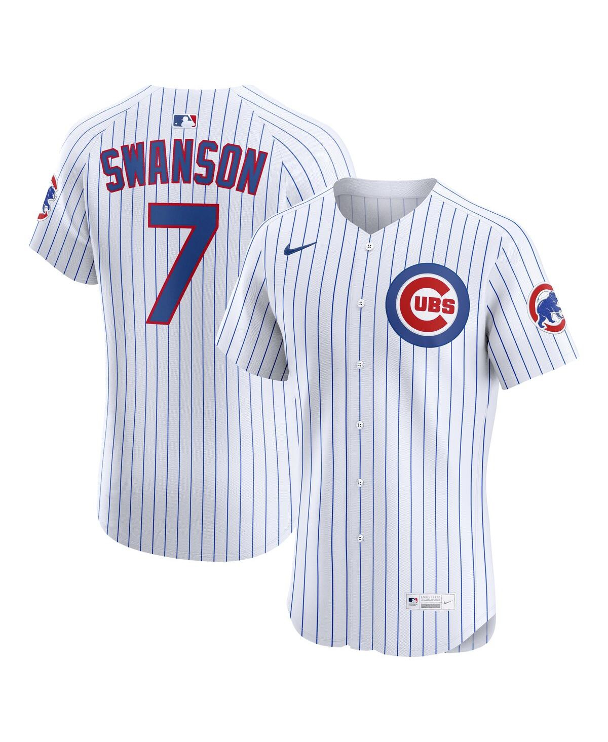 Click here for Nike Mens Dansby Swanson White Chicago Cubs Home E... prices