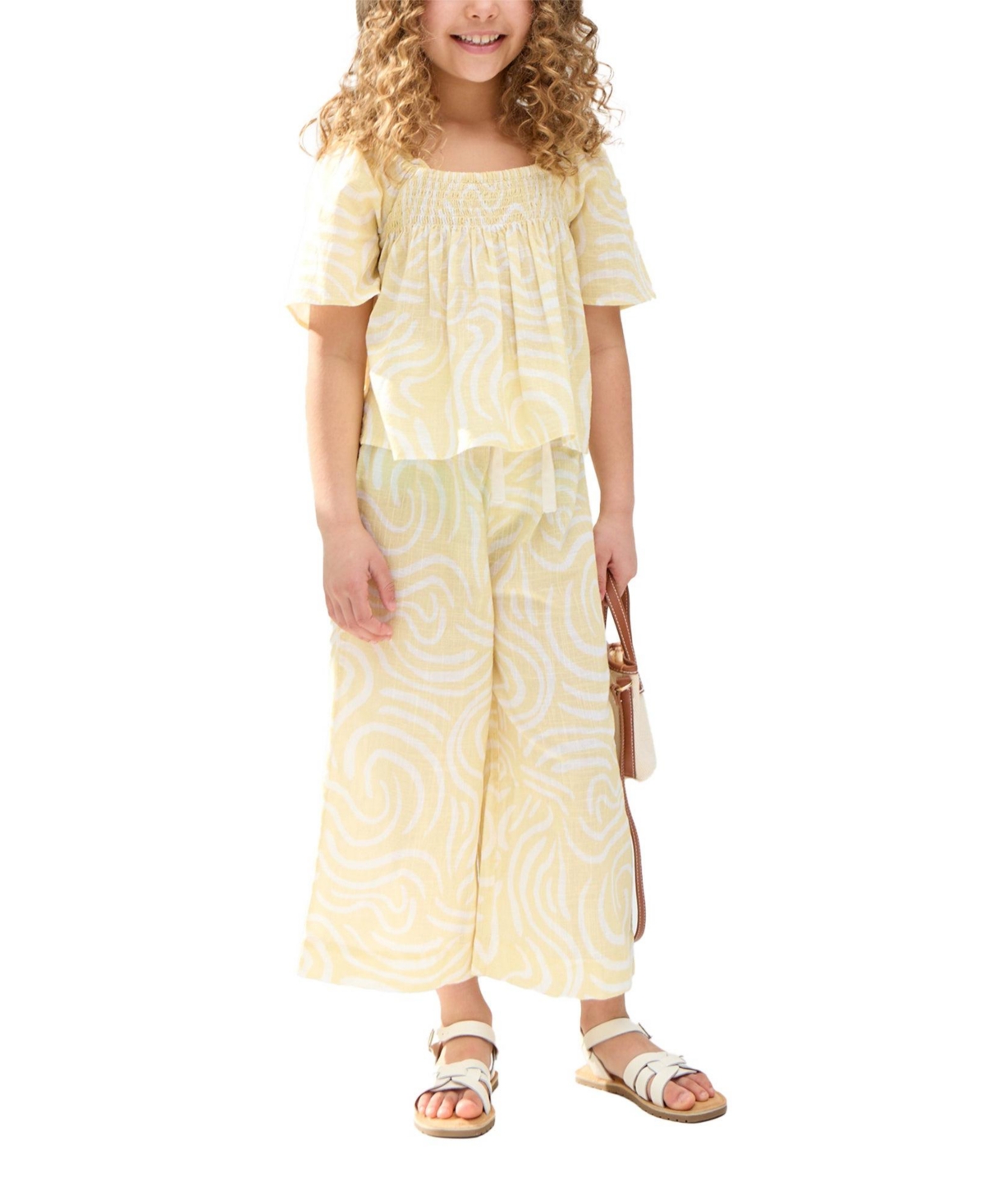 Click here for Raffya Kids Little Girls Raffya Nia Shirred Neck Z... prices