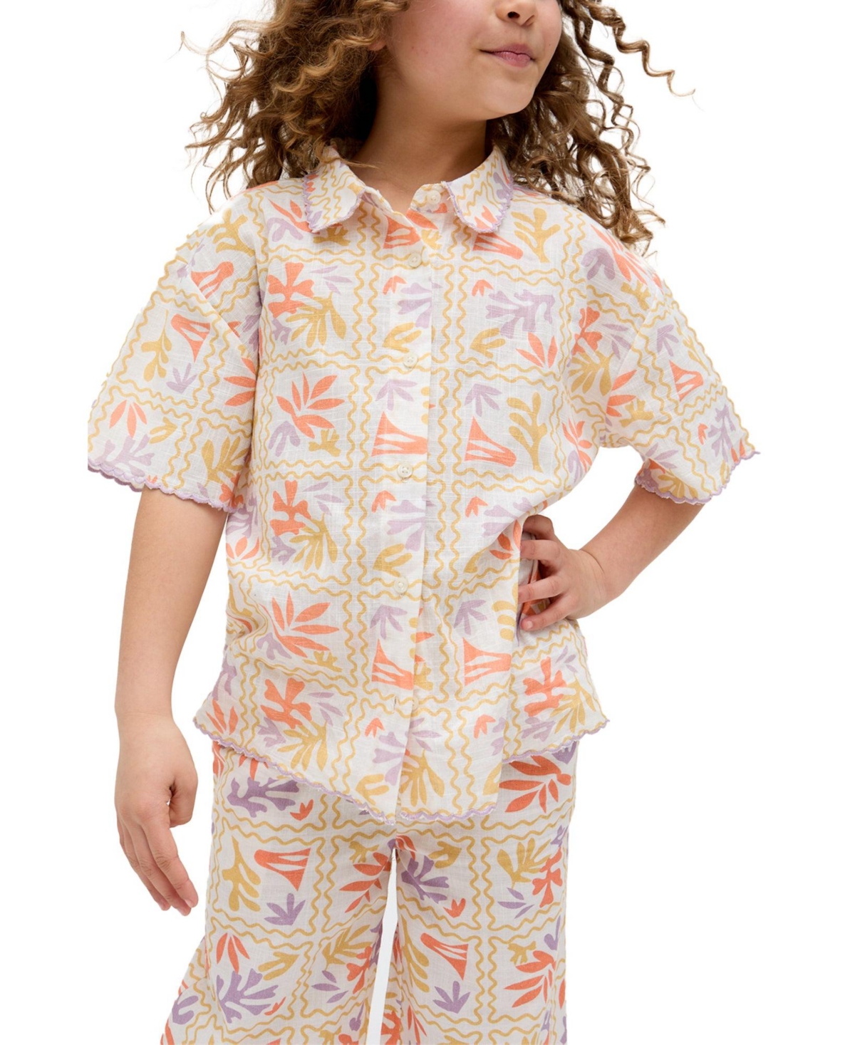 Click here for Raffya Kids Little Girls Raffya Gilly Scalloped Ed... prices