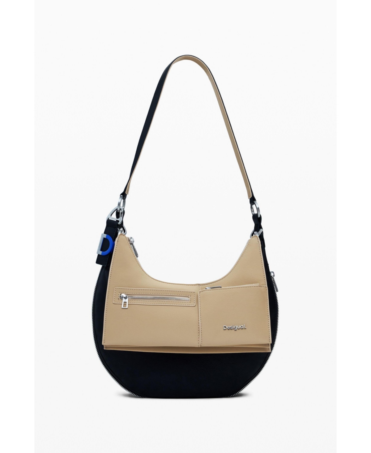 Click here for Desigual Womens Medium detachable two-tone bag - B... prices