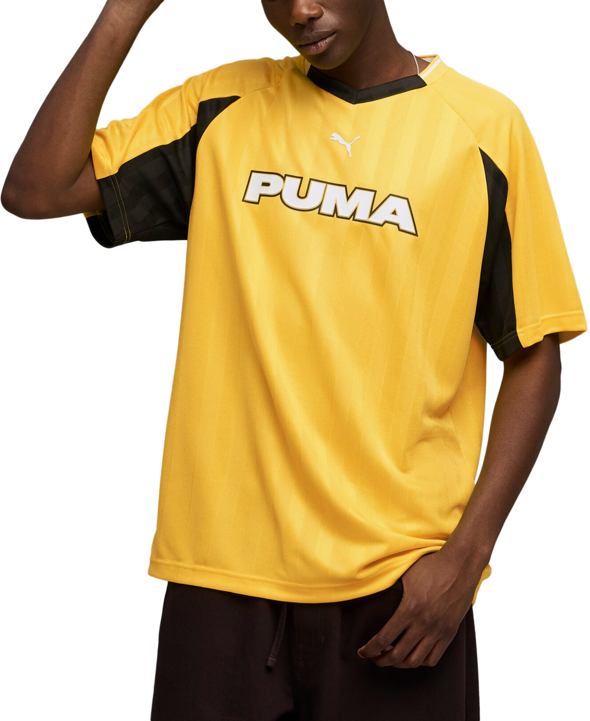 Click here for Puma Mens Sport Soccer Jersey - Pel Yellow prices