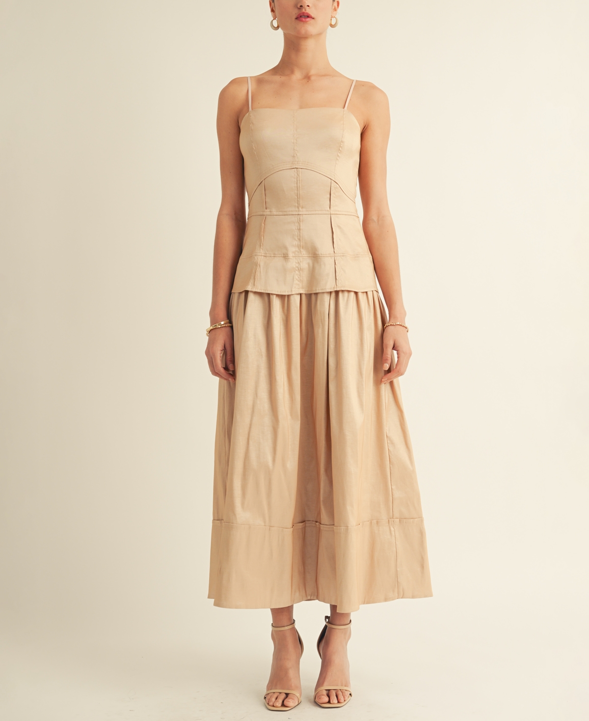 Click here for Arose Studio  Inc Womens Corset Chiffon Maxi Dress... prices