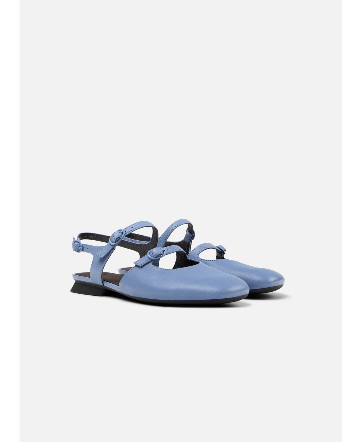 Click here for Camper Casi Myra Leather Semi-open Shoe - Blue prices