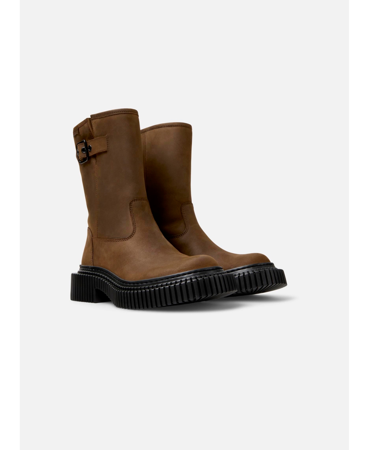 Click here for Camper Pix Berlin Nubuck Leather Medium Boot - Bro... prices