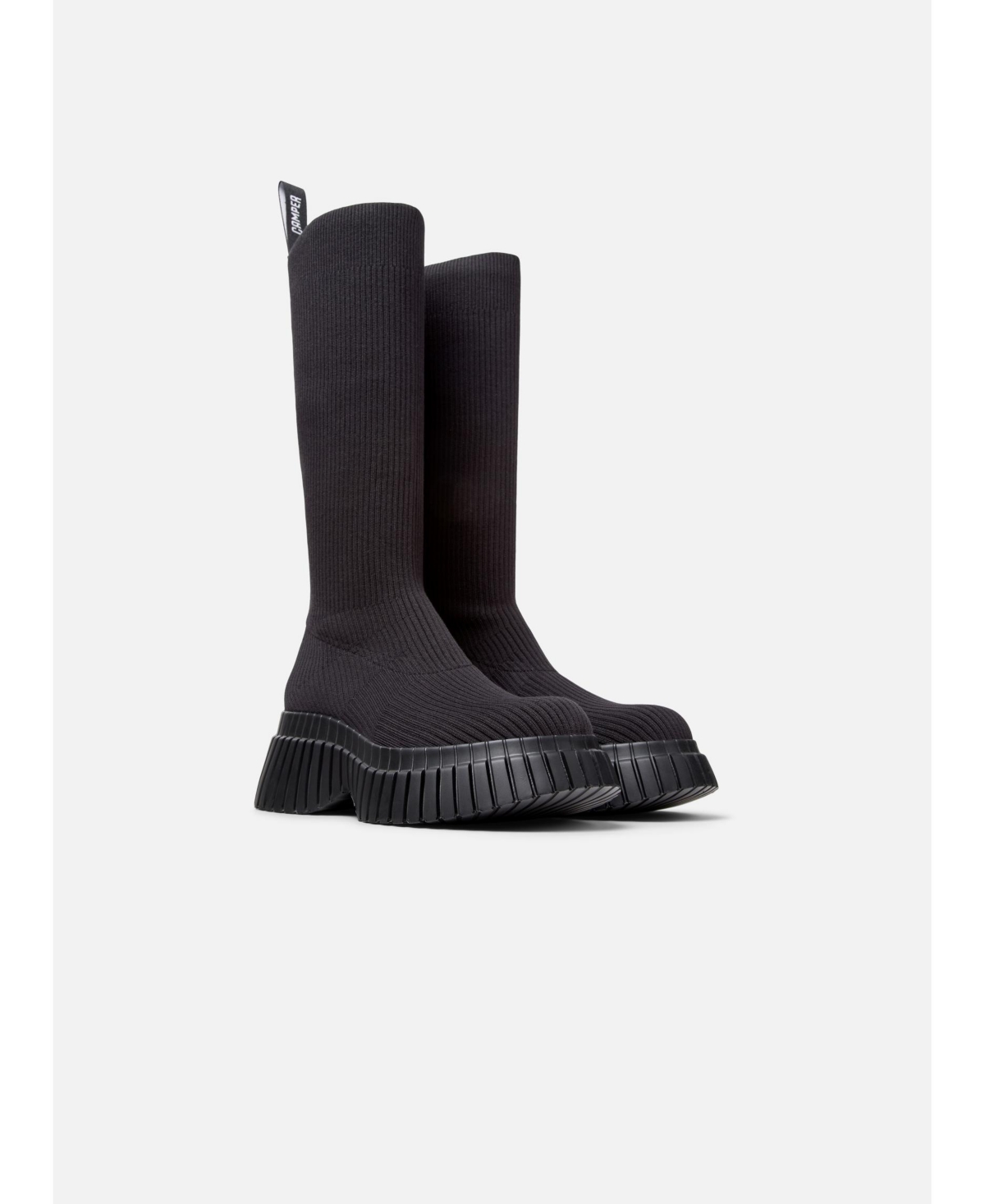 Click here for Camper Pix Bcn Technical Textile High Boot - Black prices