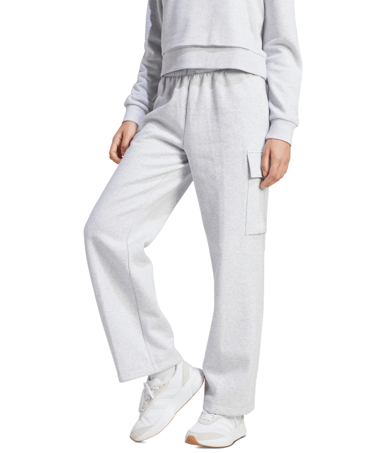 Click here for adidas Womens Essentials Fleece Cargo Sweatpants -... prices