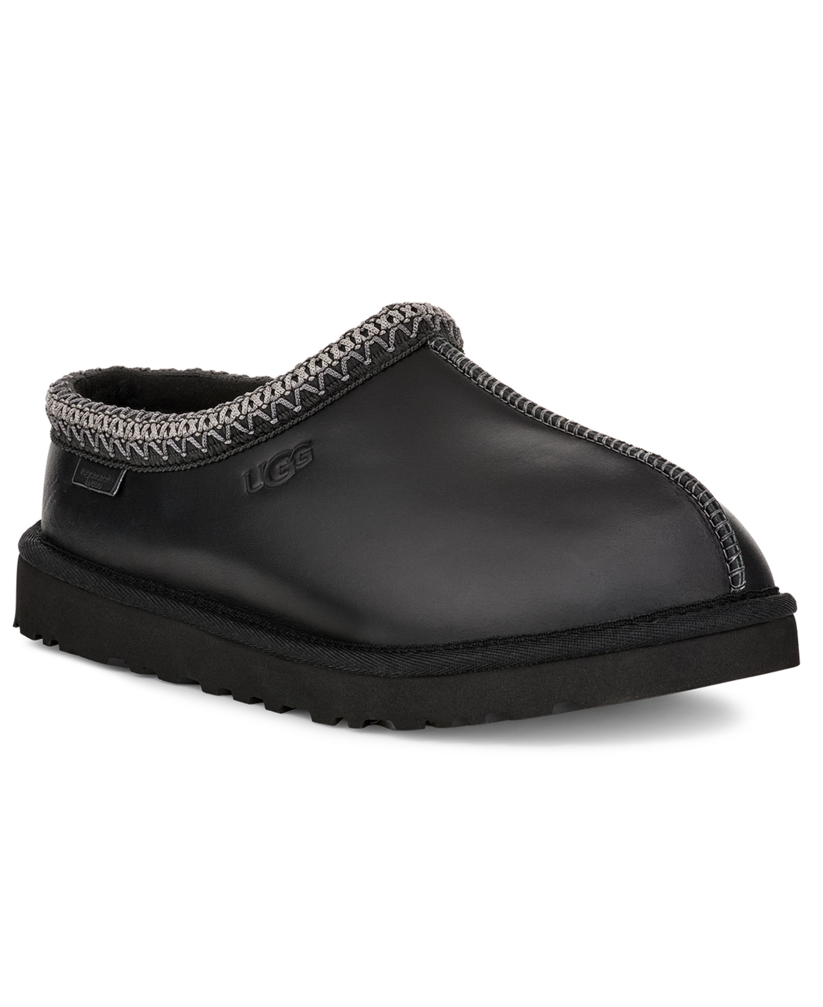 Click here for Ugg Mens Tasman Leather Regen Slipper - Black prices