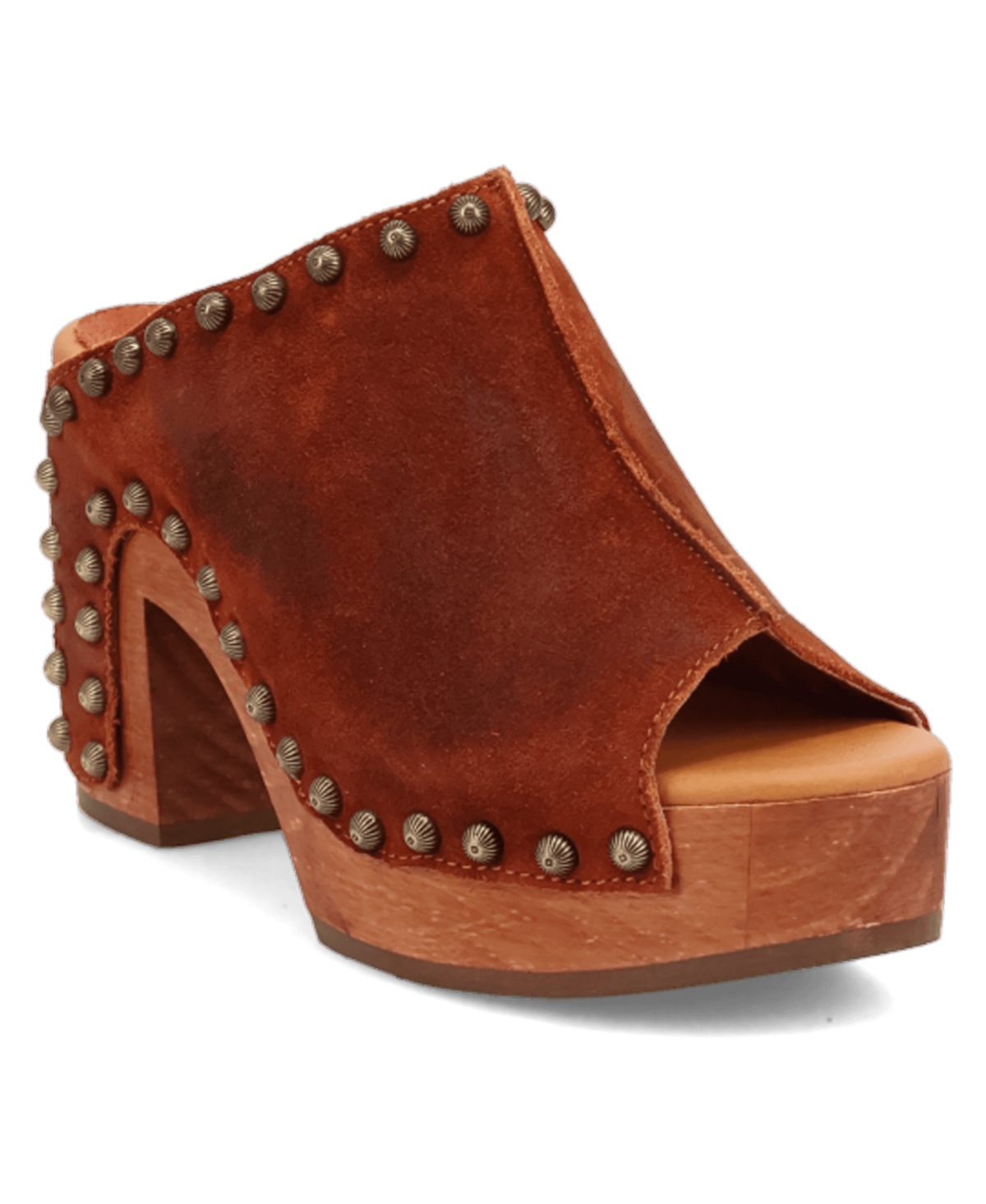 Click here for Dingo Womens Echo Wooden Sandal - Russet prices