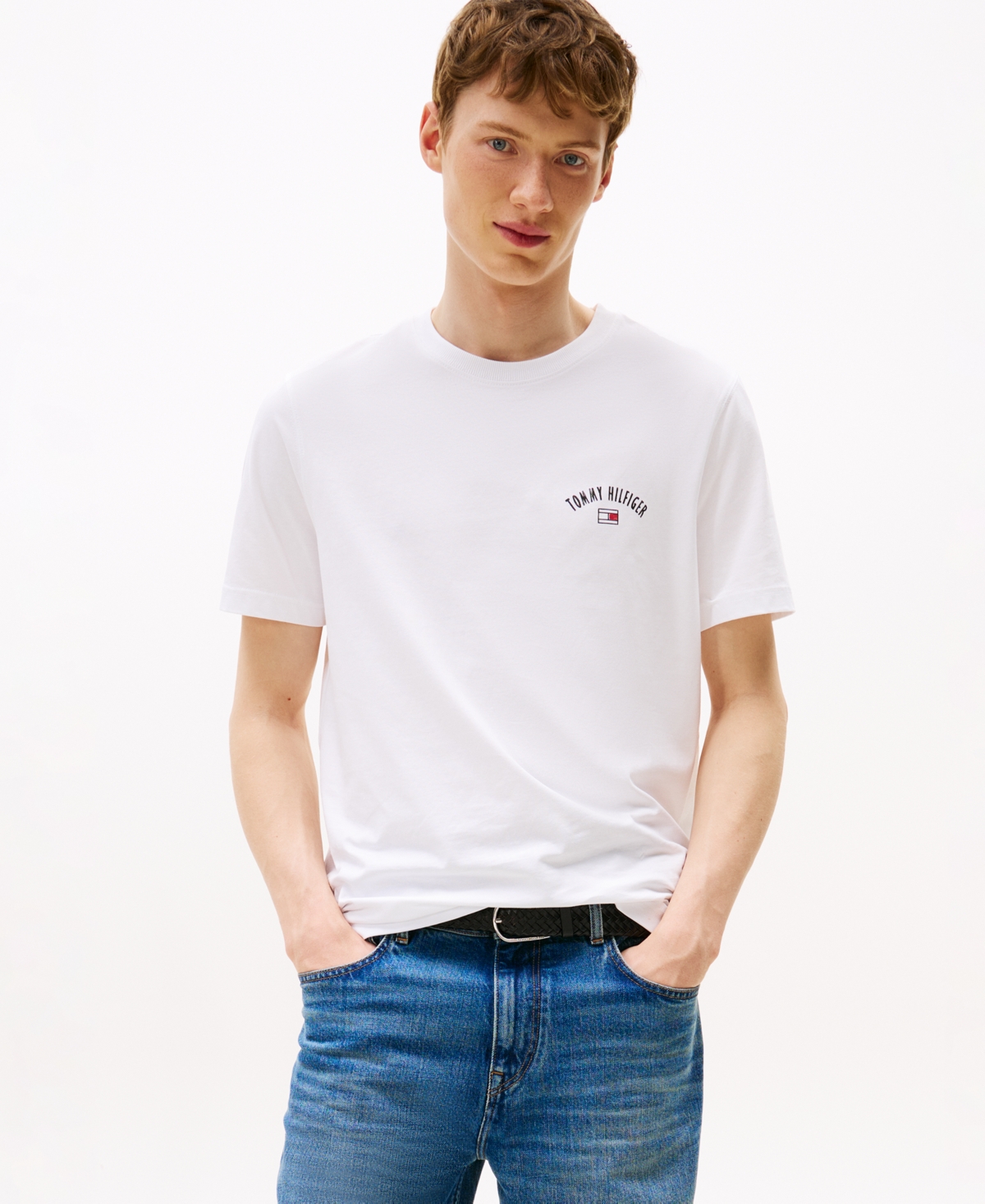 Click here for Tommy Hilfiger Mens 1985 Logo Graphic T-Shirt - Wh... prices