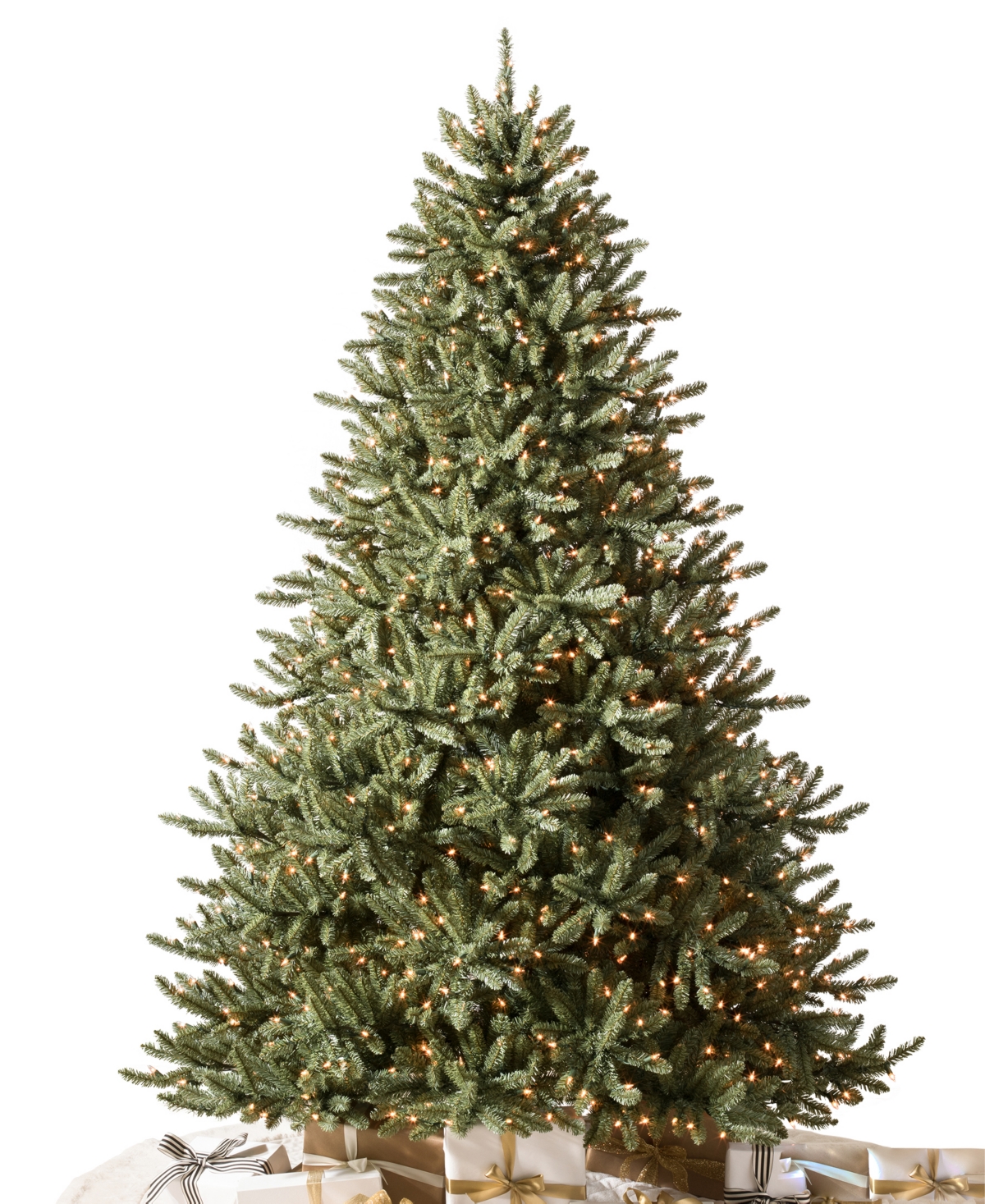 Click here for Balsam Hill 9 ft Pre-Lit Classic Spruce Tree - Gre... prices